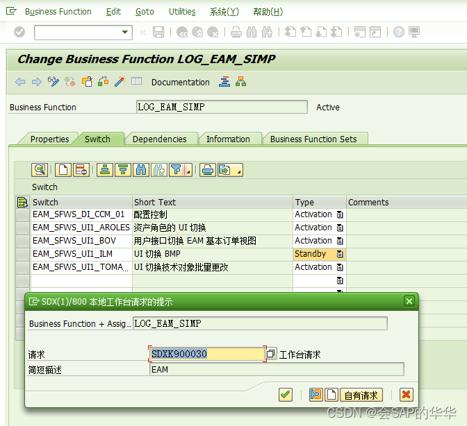 一个SFW5 激活SAP功能的操作实例_sap swf5-CSDN博客