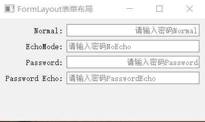 PyQt5 布局Layout（QHBoxLayout,QVBoxLayout,QGridLayout,QFormLayout,QStackedLayout,QStackedWidget ...
