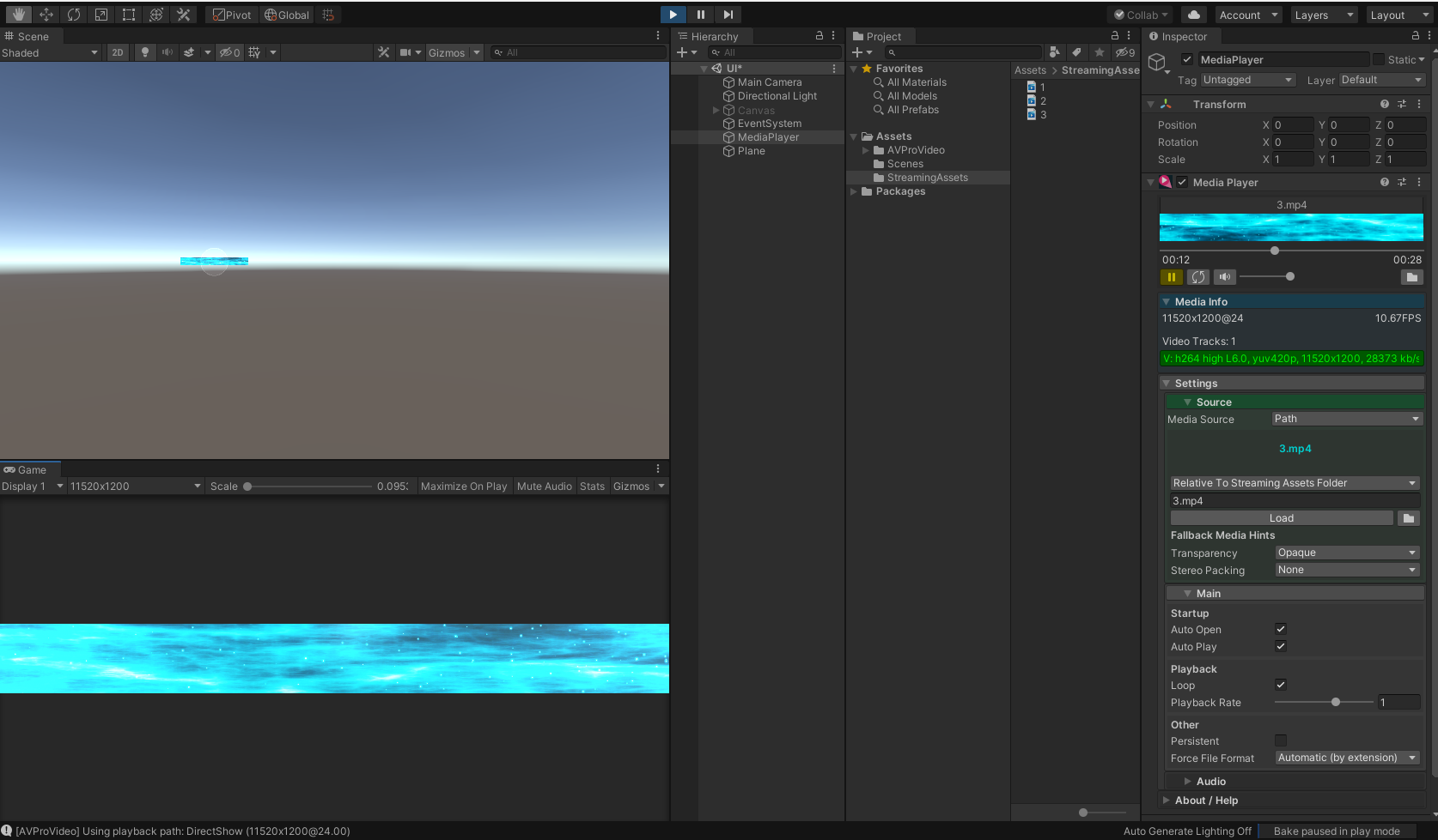 unity使用AVPRO插件播放大分辨率视频_avpro控制输出分辨率-CSDN博客