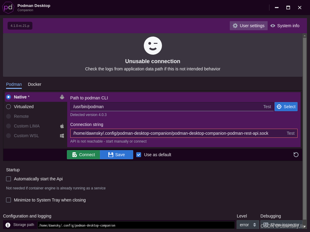 Podman 和 Podman Desktop 伴侣_podman desktop nginx-CSDN博客