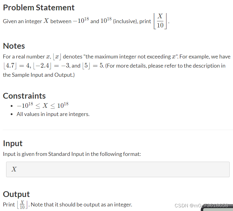 AtcoderABC239场_[abc239b] integer division-CSDN博客