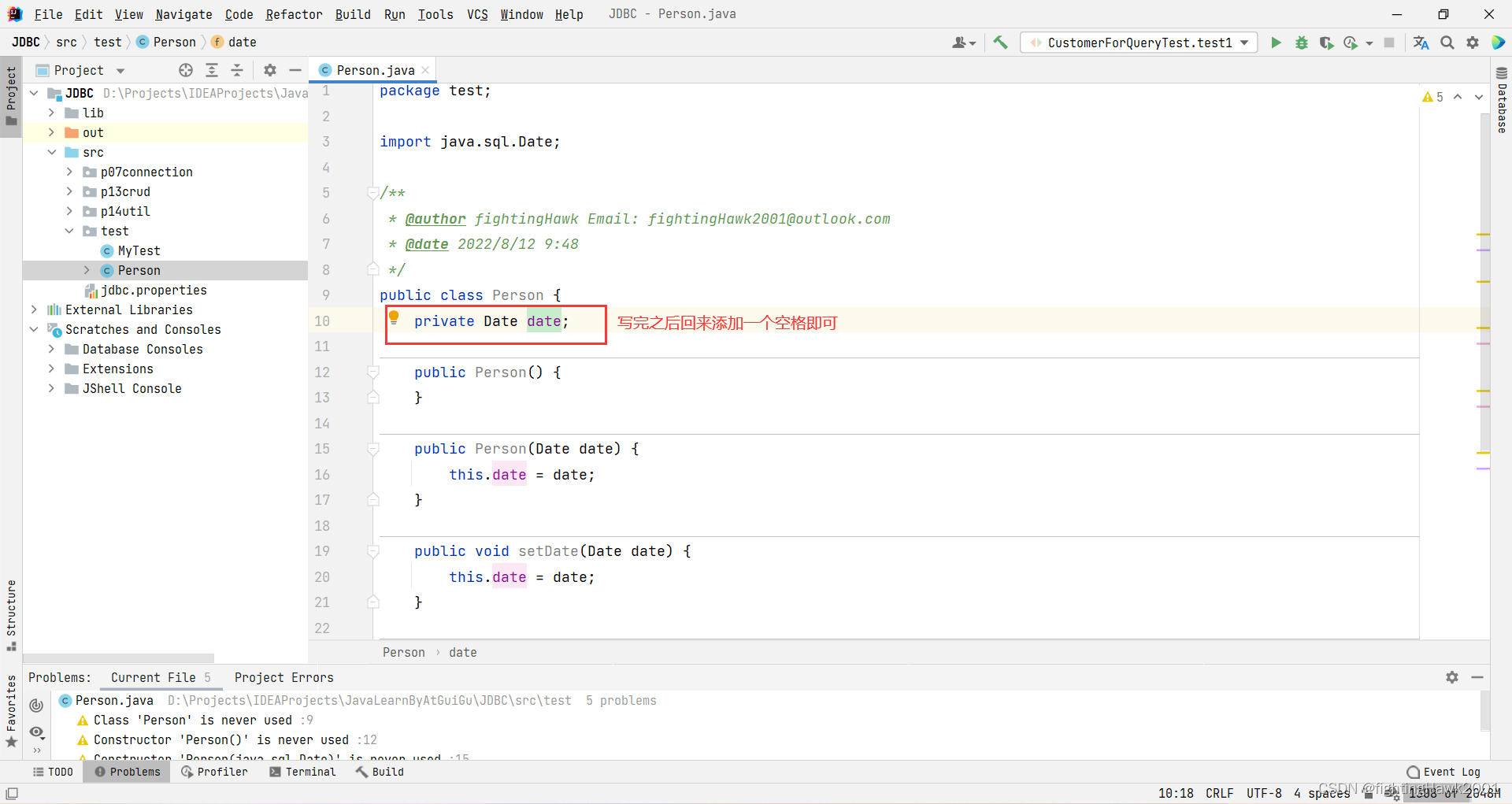 【精选】IDEA使用模板快速创建Java Bean_idea一键生成javabean的插件_fightingHawk2001的博客-CSDN博客