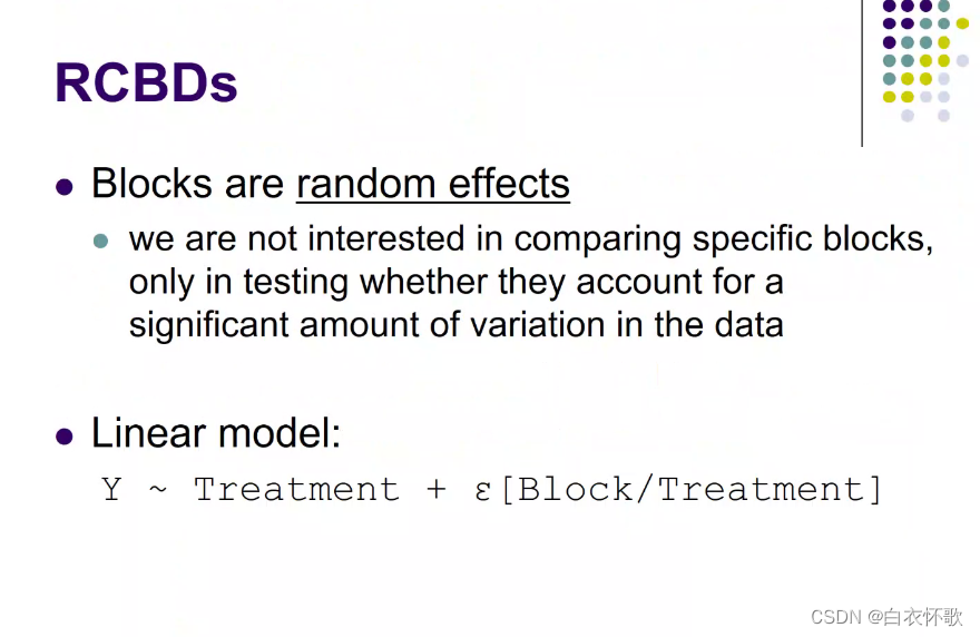 随机区组化实验设计（RCBD）和线性模型（Linear Models）-CSDN博客