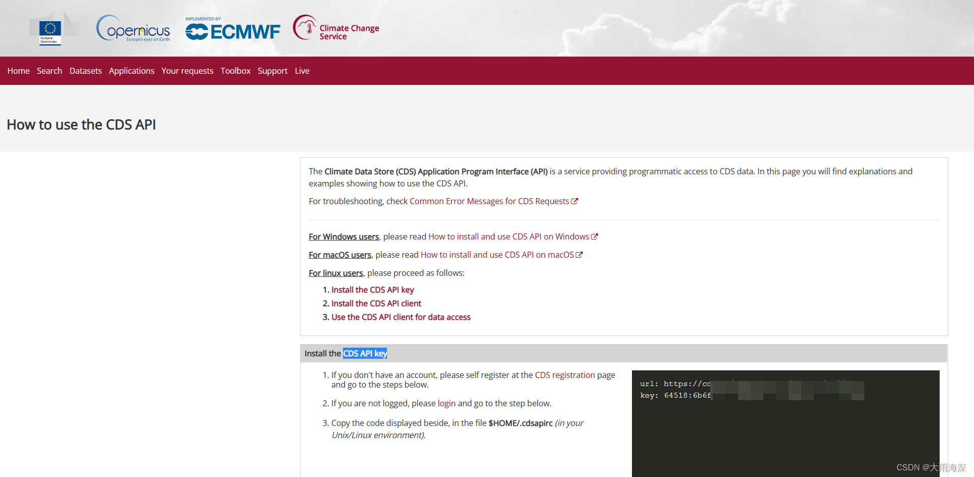算了，批量下载吧，我的ECMWF数据(Linux版本)_ecmwf api下载步骤-CSDN博客