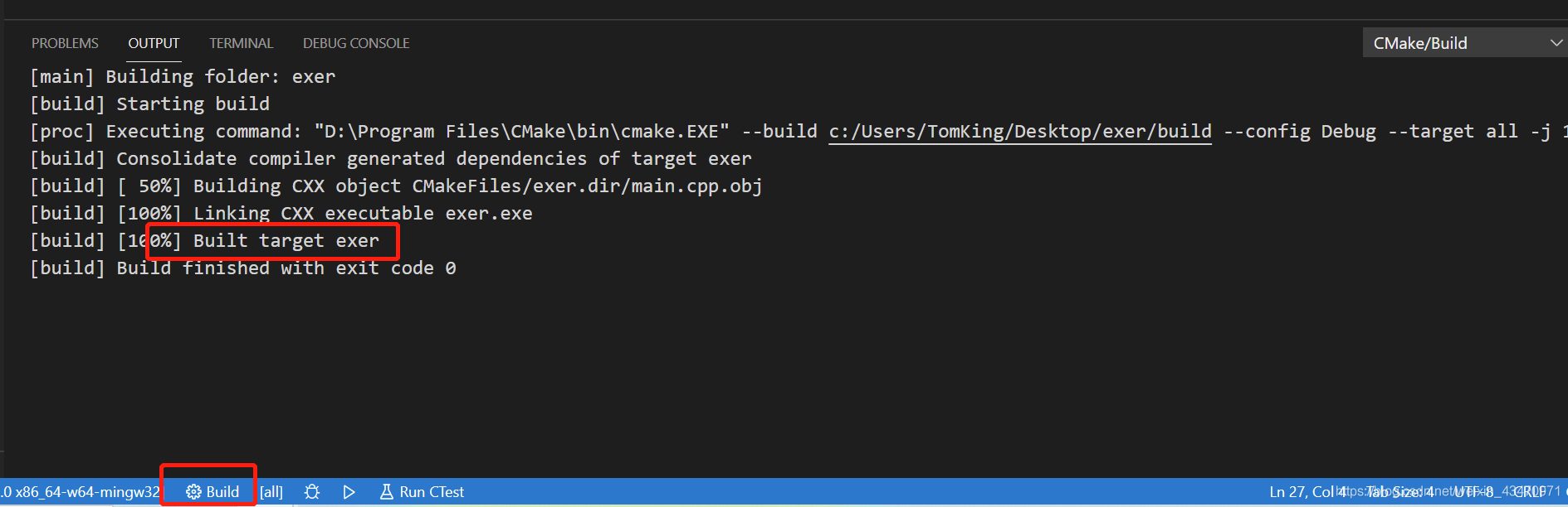 VSCode+CMake开发环境搭建_vscode cmake-CSDN博客