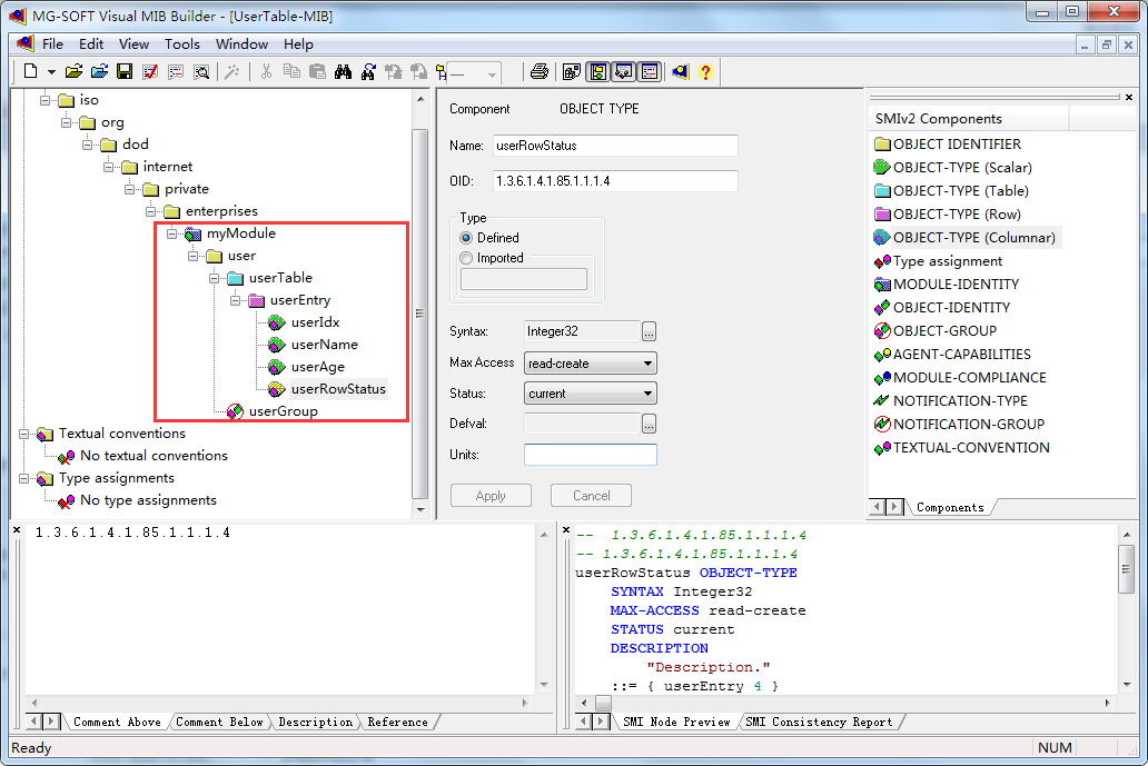 【snmp】net-snmp添加自定义MIB(表格)_snmp 行rowstatus-CSDN博客