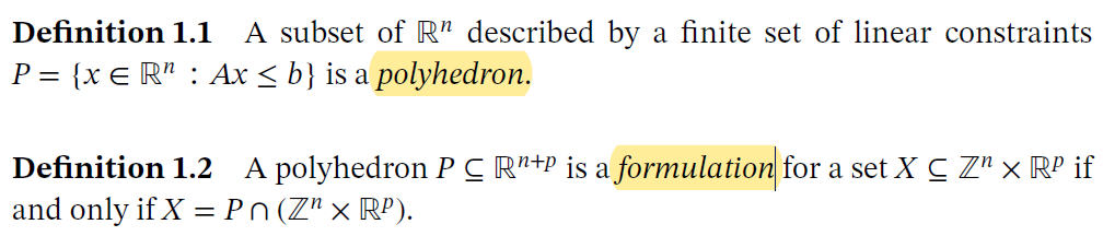 《Integer Programming》第一章读书笔记_ideal formulation-CSDN博客