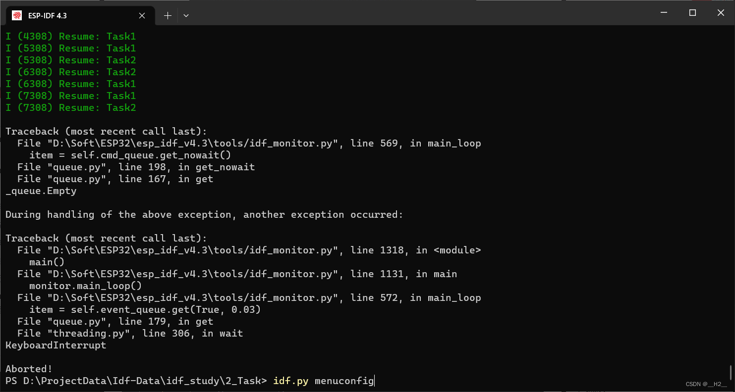 基于FreeRTOS的ESP-IDF开发——3.使用任务（中）_esp-idf任务创建与删除-CSDN博客