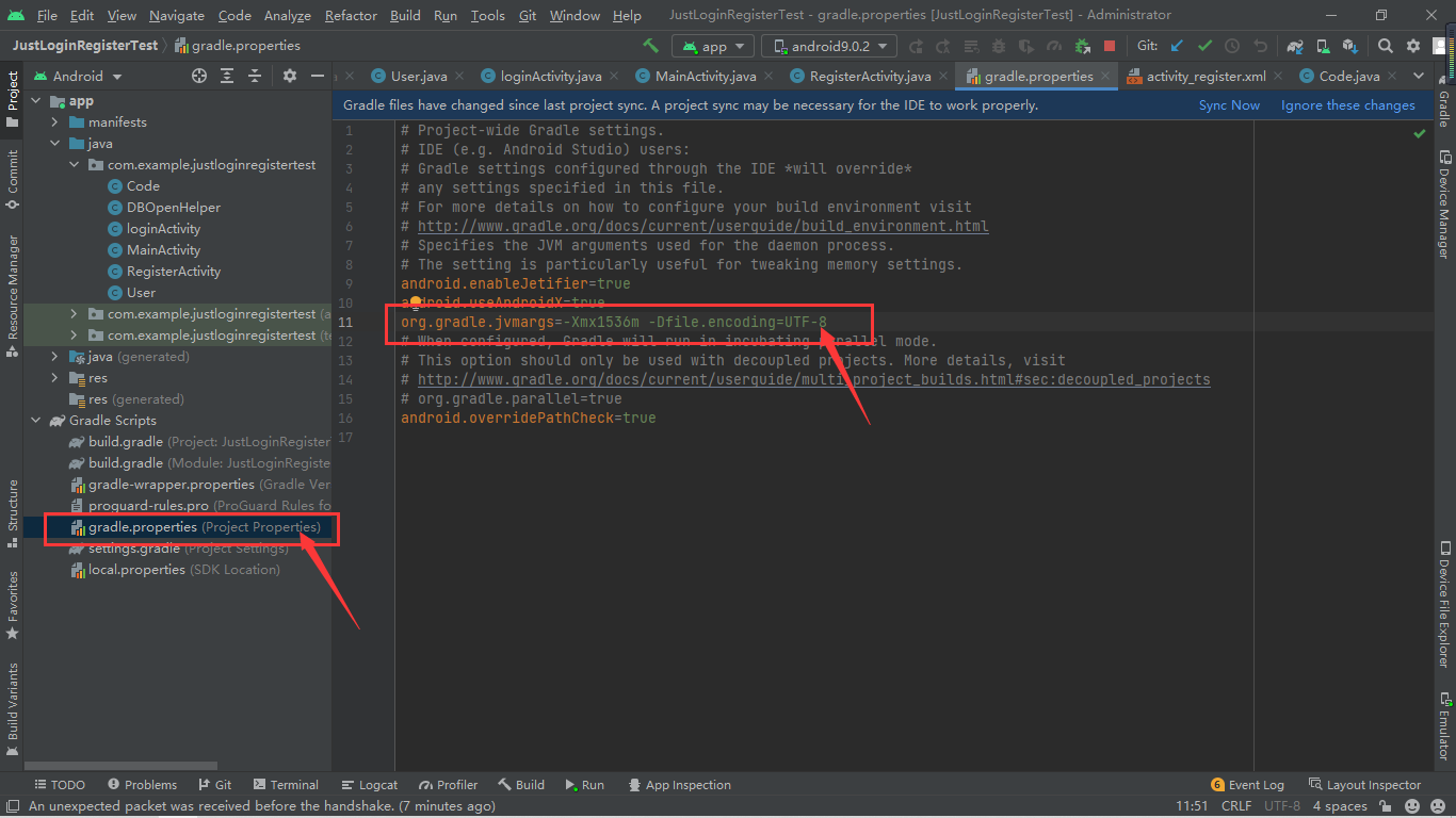 Android Studio报“Invalid escape sequence at line 1 column 29 path $[0].name”异常_exception: invalid ...