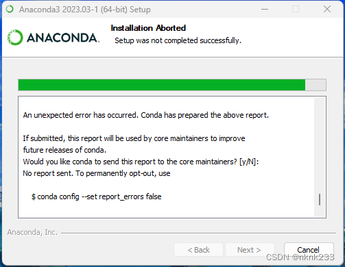 Anaconda:Failed to link extracted packages toXXX 重装失败后的分析与解决-CSDN博客