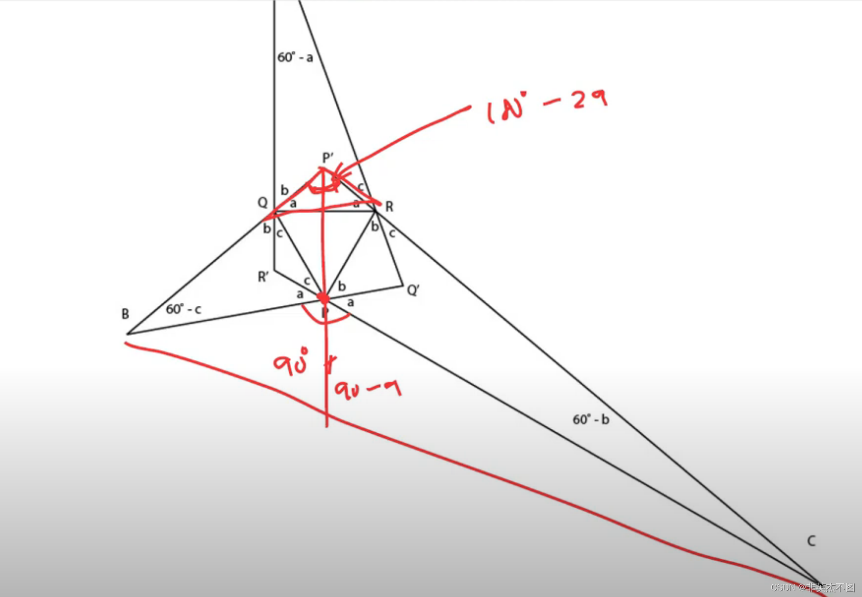【数学基础知识】莫利定理(Morley‘s Theorem)及其直观证明-CSDN博客