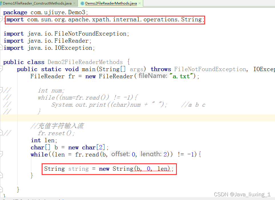 IDEA自动导入类String包com.sun.org.apache.xpath.internal.operations.String导致测试代码右键无运行_import com.sun ...