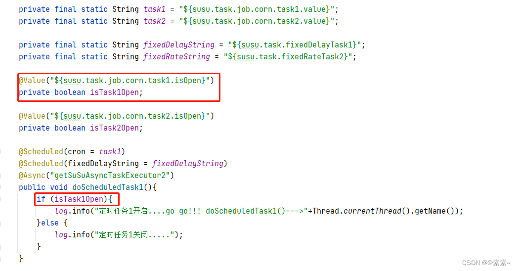 关于springboot中定时任务 Enablescheduling的开关设置(针对指定的定时任务可控制) Enablescheduling