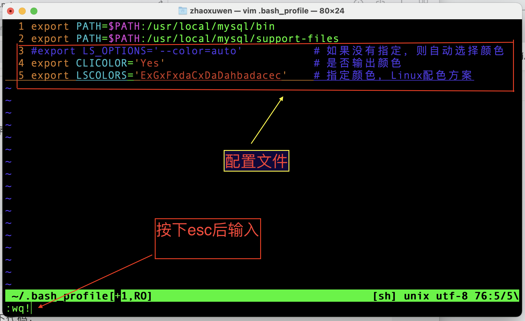 Mac -- zsh-最新全网超详细的个性化终端(Terminal)颜色及vim颜色配置-CSDN博客