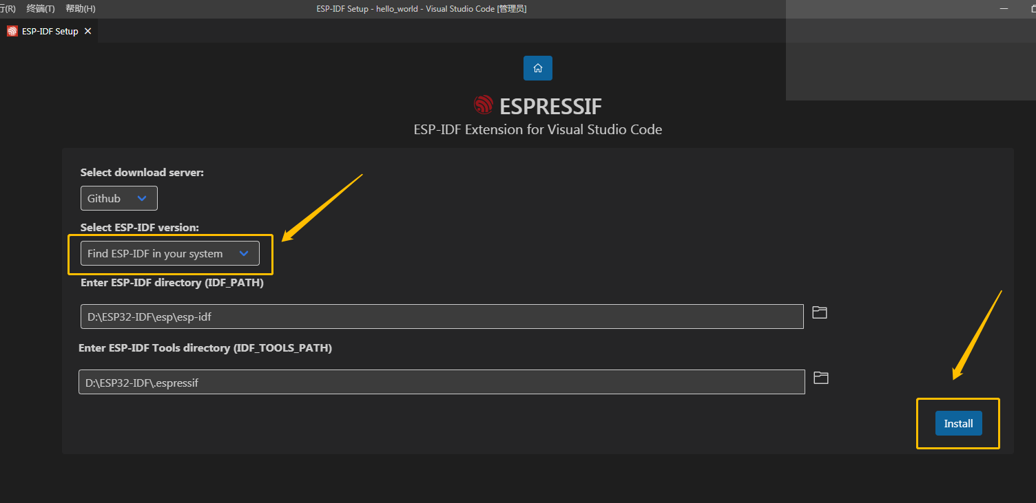 图文手把手教程（史上最强）：windows下esp32集成开发环境搭建和helloworld显示乐鑫官方推荐方法 使用vscode安装esp Idf插件esp32 Ctrl Csdn博客