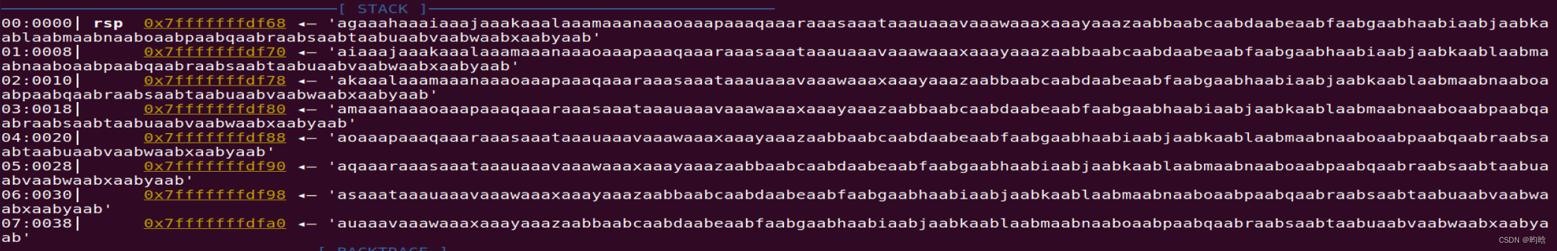 PWN学习记录（2）BUUCTF-rip_pwn pattern create 200-CSDN博客