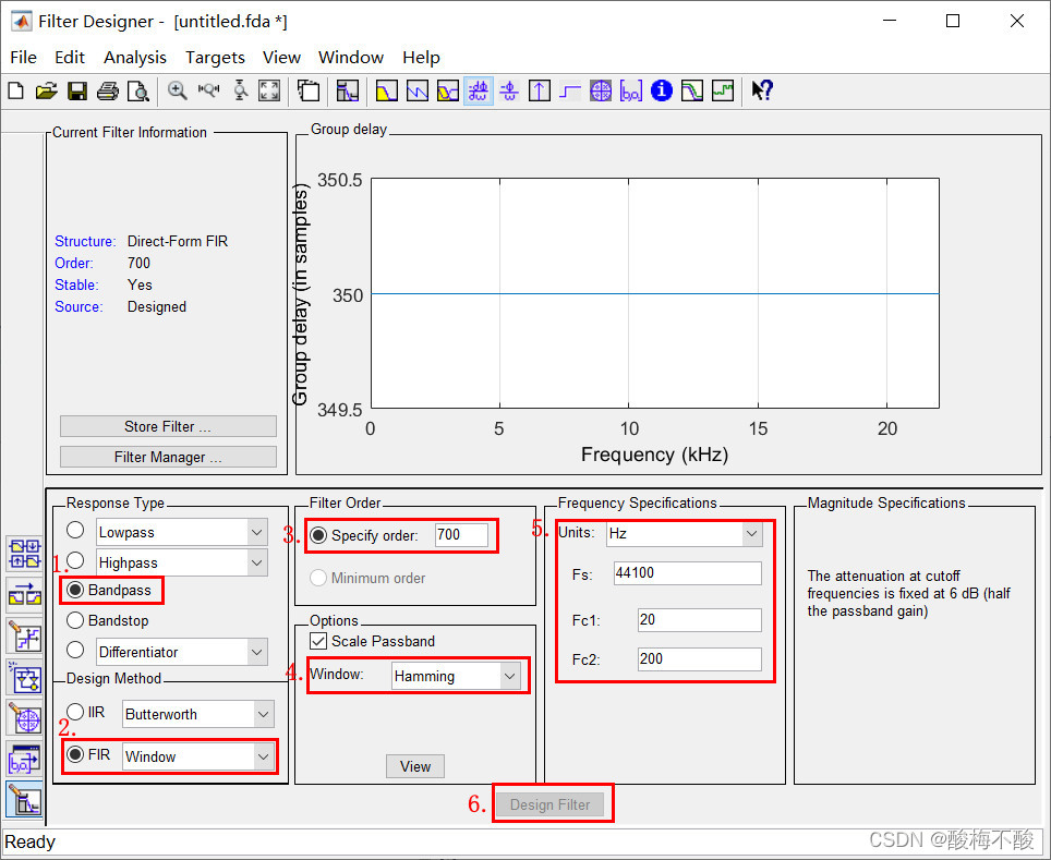Matlab Simulink设计滤波器 Matlab滤波器设计工具 Csdn博客