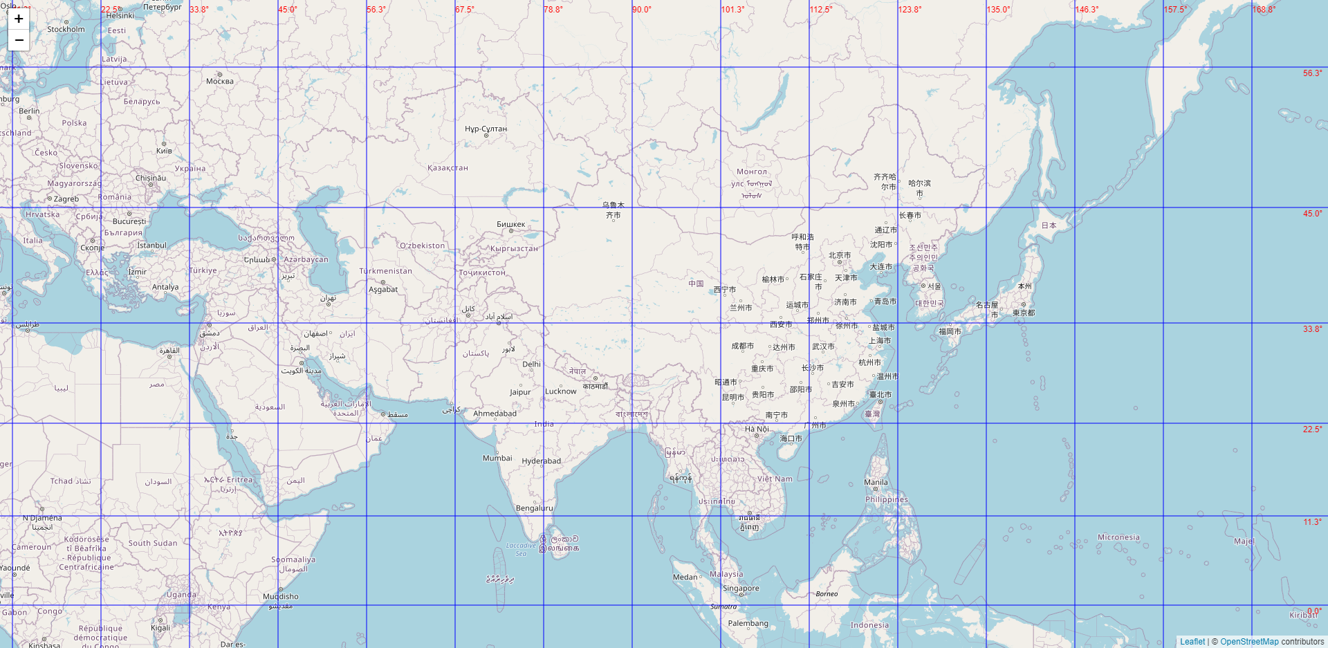 leaflet 矢量 经纬网格_leaflet gridlayer经纬线-CSDN博客