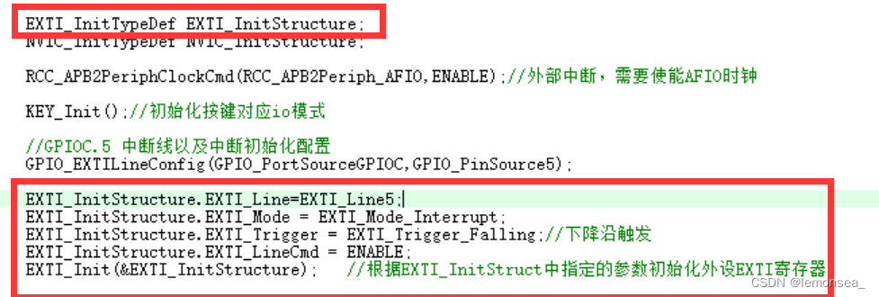 RM电控笔记02 stm32外部中断实验_stm32的exti线17连接到-CSDN博客