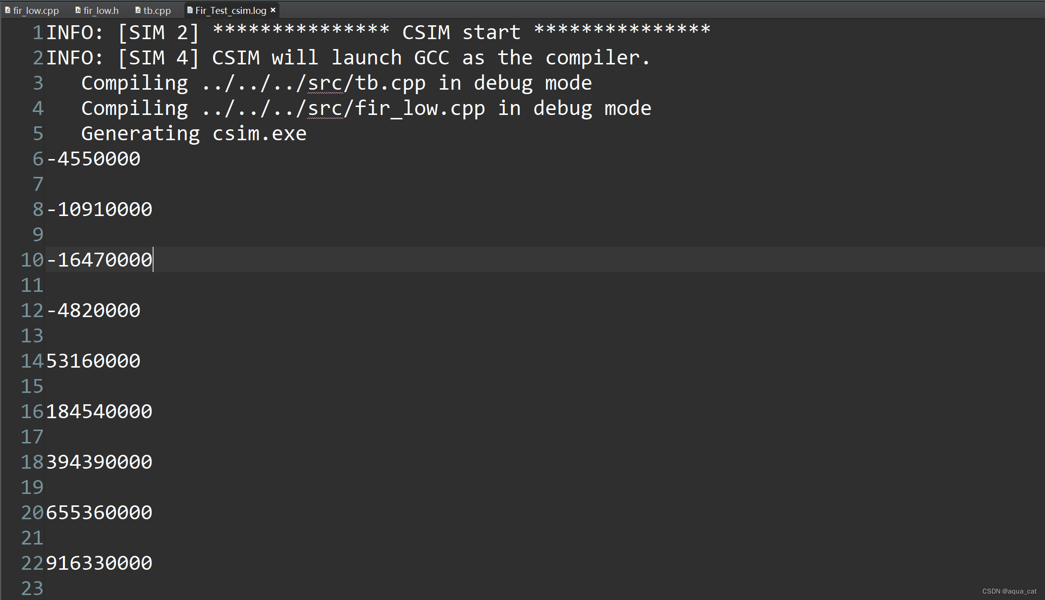 【HLS】FIR滤波器实现 | 优化 | 仿真 | HLS教程_hls设计多相滤波器-CSDN博客