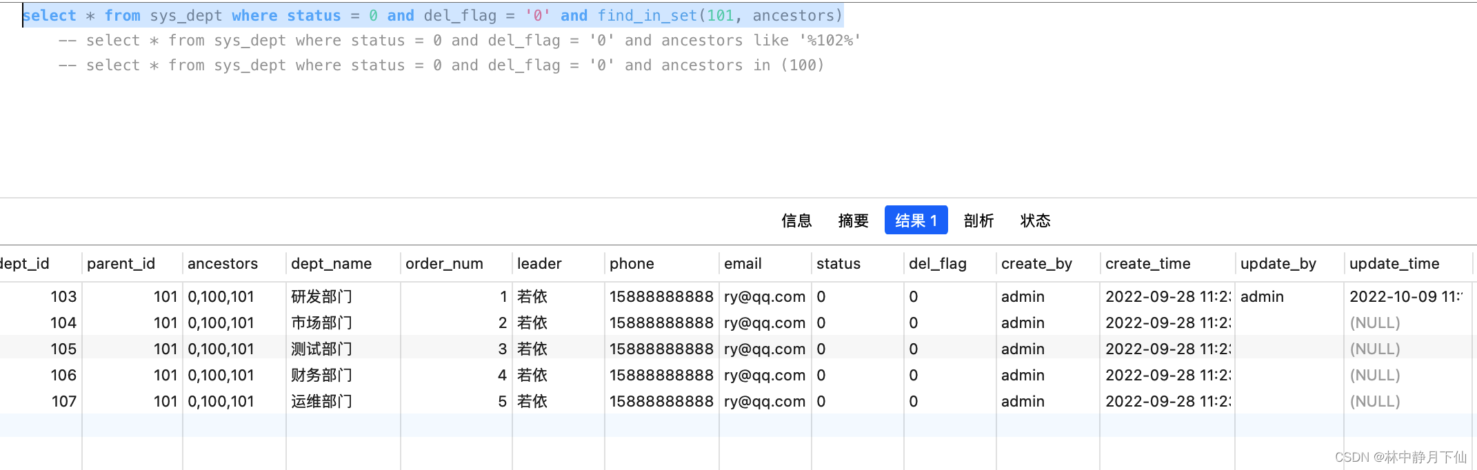 Mysql中find In Set 函数使用 Mysql查询苹果是否在苹果 香蕉 葡萄中 Csdn博客