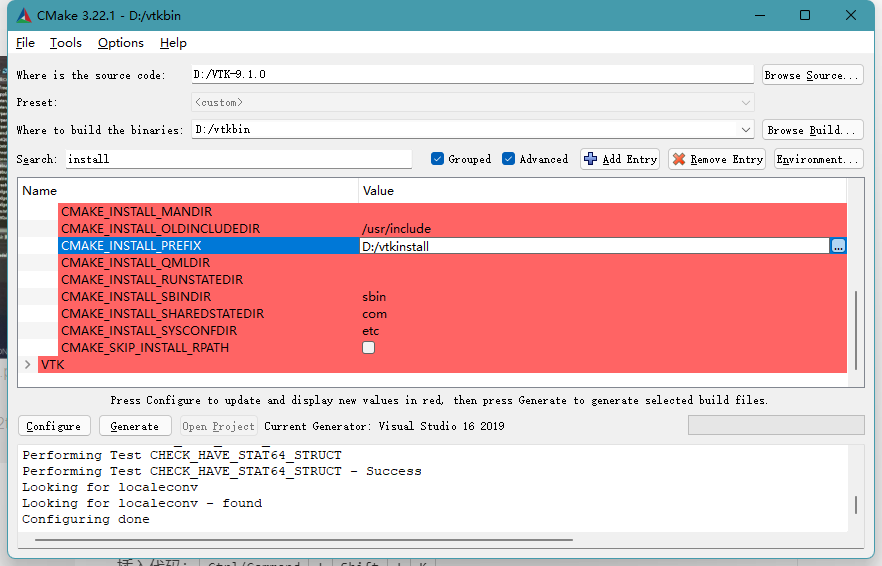 visual studio 2019 QT6.2.2 VTK9.1编译_qt6使用vtk-CSDN博客