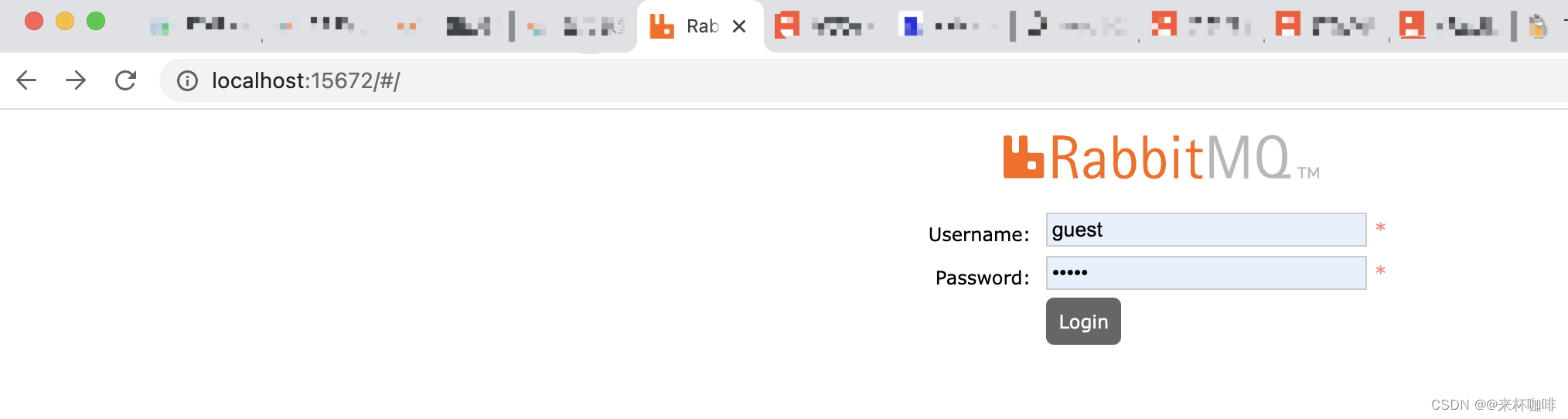 RabbitMQ使用教程_rabbitmq登录-CSDN博客