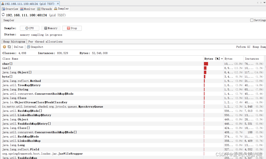 # Jdk VisualVM使用、线程 dump 制作分析_visualvm分析dump-CSDN博客