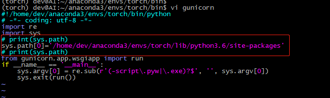 ModuleNotFoundError: No module named ‘gunicorn.app‘； ‘gunicorn‘ is not a package ...