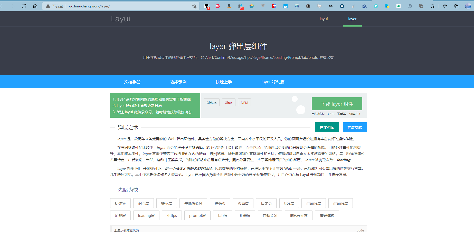 Layui Layer Laydate文档部署到个人服务器（含HTML文档镜像下载）_layui部署到服务器-CSDN博客
