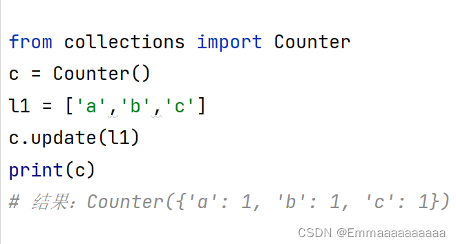 Python中关于字典和Counter()的两点区别_python counter与字典配合分类汇总-CSDN博客