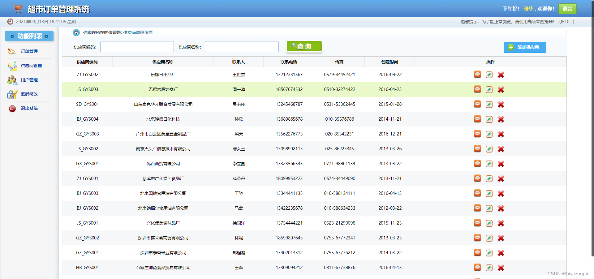 基于springboot的超市订单管理系统设计与实现基于spring Boot的超市管理系统的设计与实现 Csdn博客