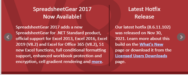 SpreadsheetGear 8.7.2.101[2021-11-30]_the 30-day spreadsheetgear 2017 evaluation period -CSDN博客