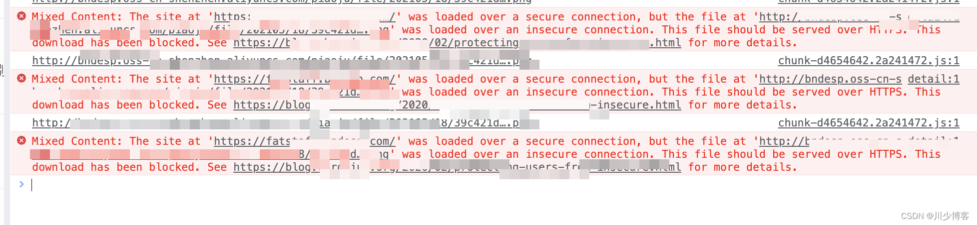 HTTPS里面打开HTTP,不兼容问题_was loaded over an insecure connection-CSDN博客