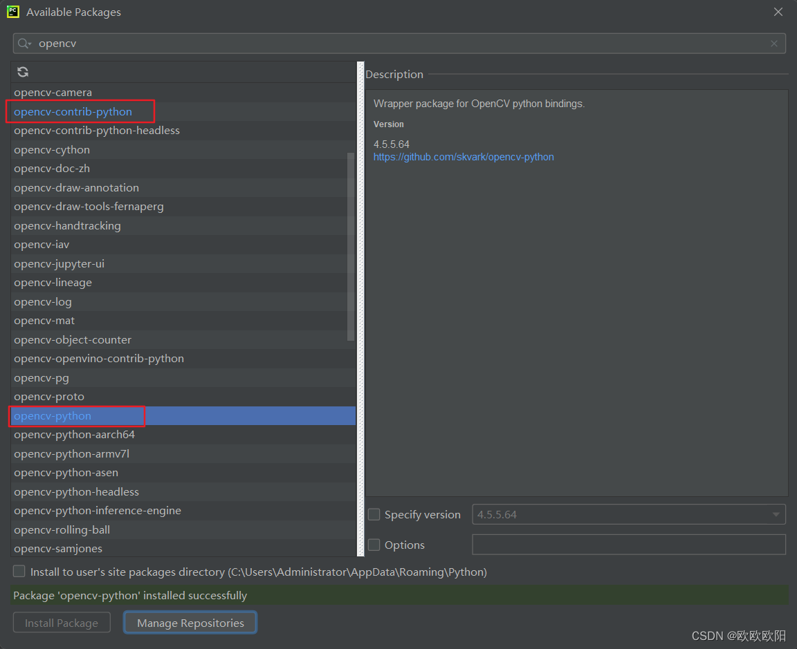 解决Pycharm中安装完opencv后仍提示报错“no module named cv2“_pycharm已经安装opencv但报错-CSDN博客