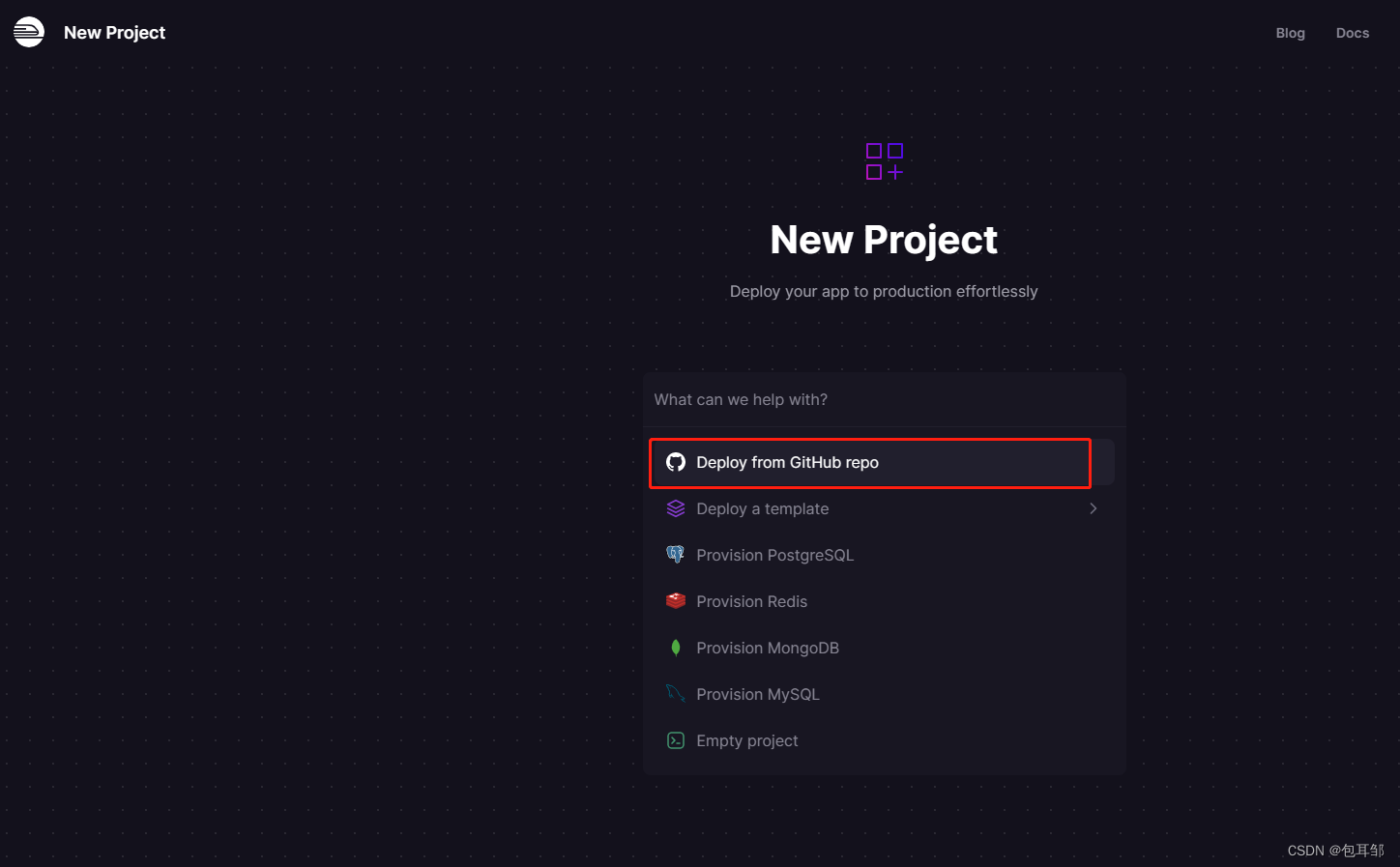 项目部署-容器托管平台-Railway_railway.app-CSDN博客