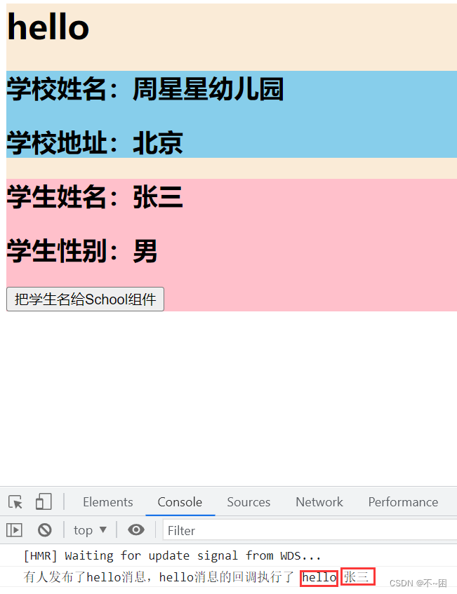 消息订阅与发布（任意组件间通信） Csdn博客 