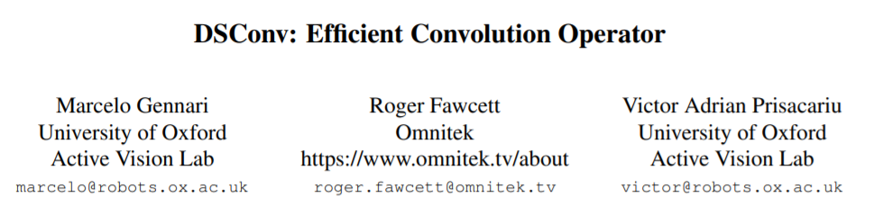 【论文笔记】DSConv: Efficient Convolution Operator_dsconv的工作原理和过程-CSDN博客