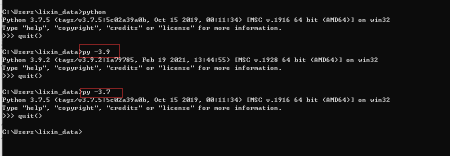 Multiple Python3 switch versions - Programmer Sought