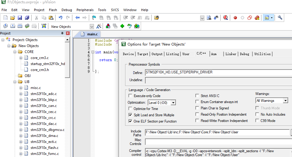 第一次写练习心得_cannot open file stm32f10-CSDN博客