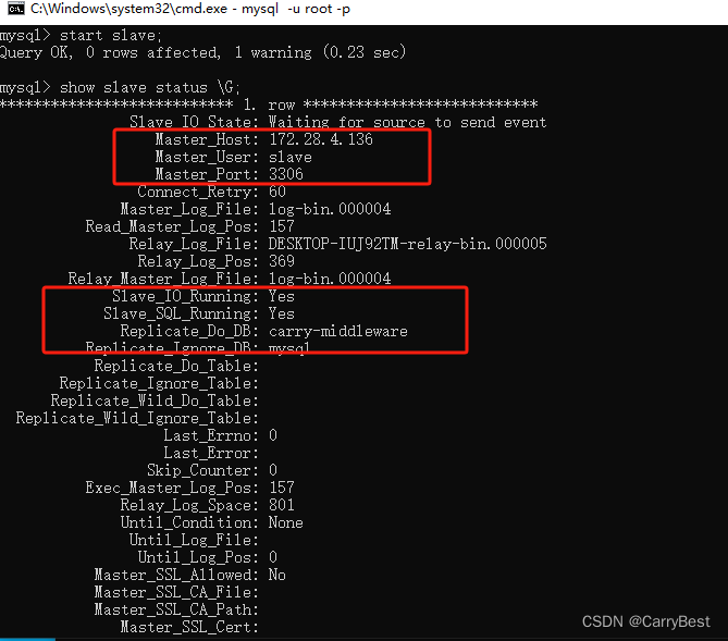 Windows环境mysql主从同步、读写分离的搭建linux类似开启windows Mysql的主从功能 Csdn博客