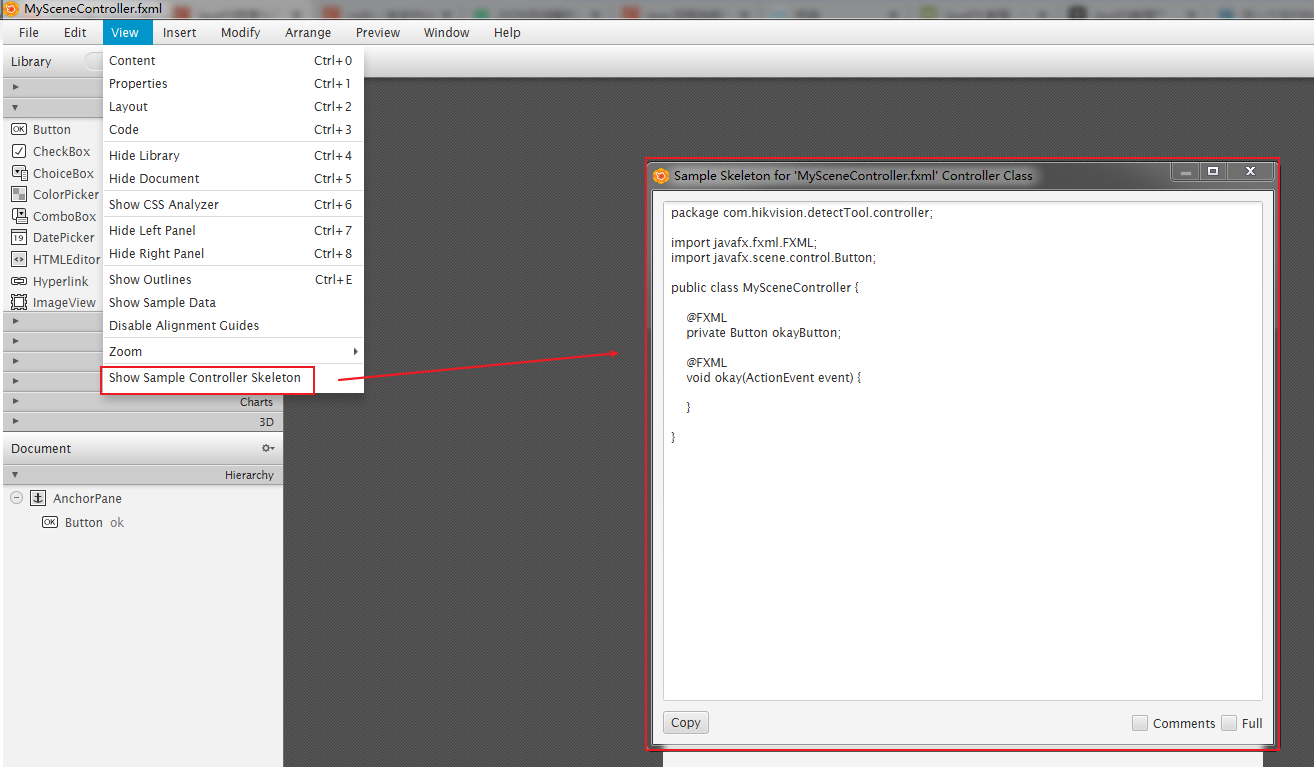 SceneBuilder：界面与代码分离神器 配合JavaFX食用的详细流程_scene builder-CSDN博客