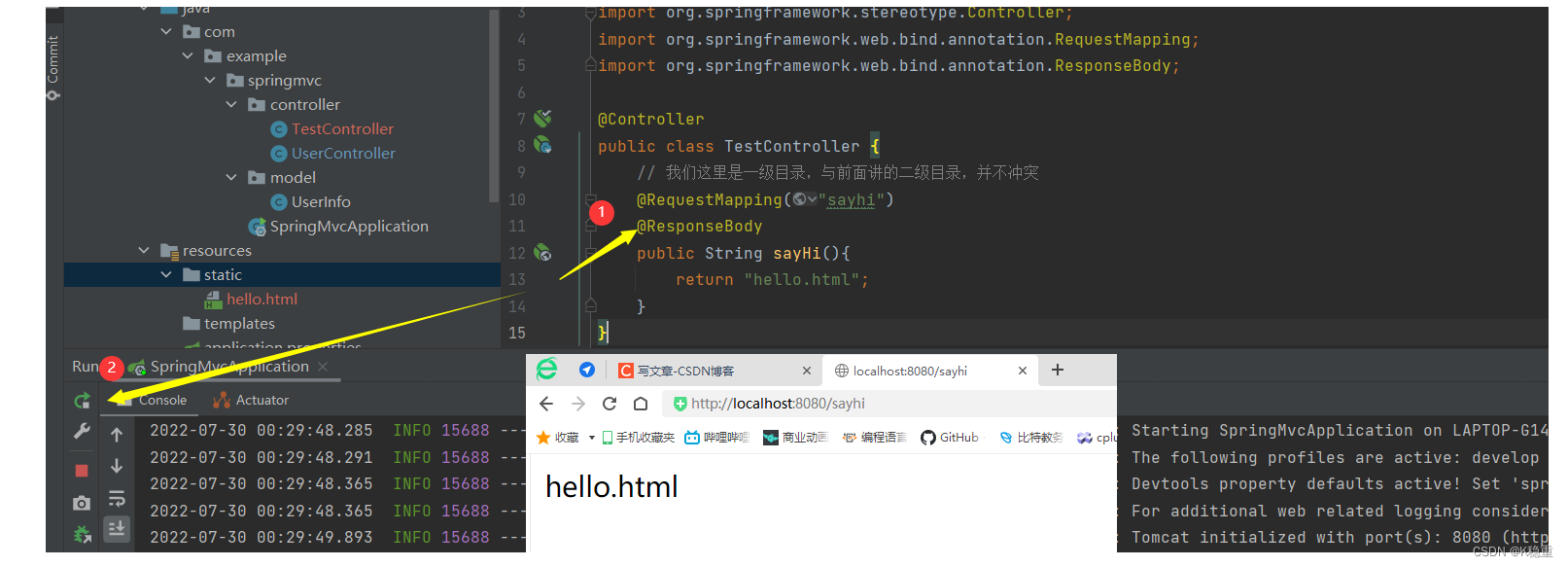 【Java成王之路】EE进阶第九篇 Spring MVC 程序开发_@requestmap 默认请求方式-CSDN博客