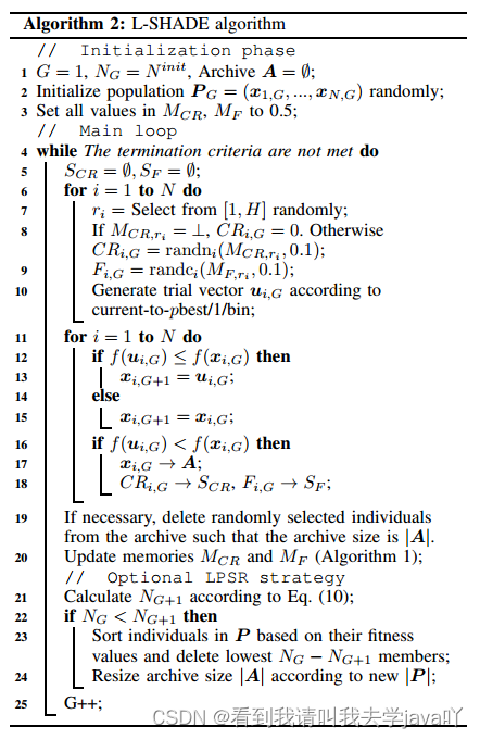 L-SHADE（Improving the Search Performance of SHADE Using Linear ...