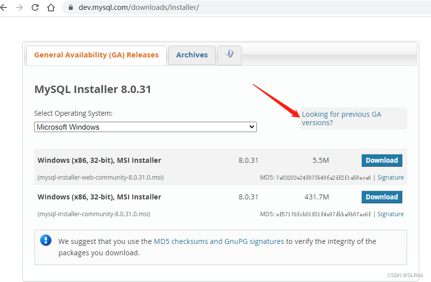 Mysql5.7.x下载安装及64位操作系统问题_mysql不提供64位-CSDN博客