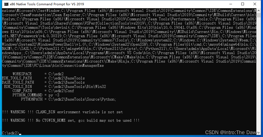EDK II环境搭建（Windows系统）_edk环境配置-CSDN博客