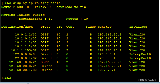 路由策略（匹配工具2 - IP前缀列表实验）_前缀列表( ip - prefix list )参数之间关系-CSDN博客