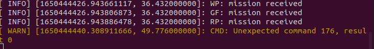 Offboard enabled Unexpected command 176, result 0_cmd: unexpected command 176, result 0-CSDN博客