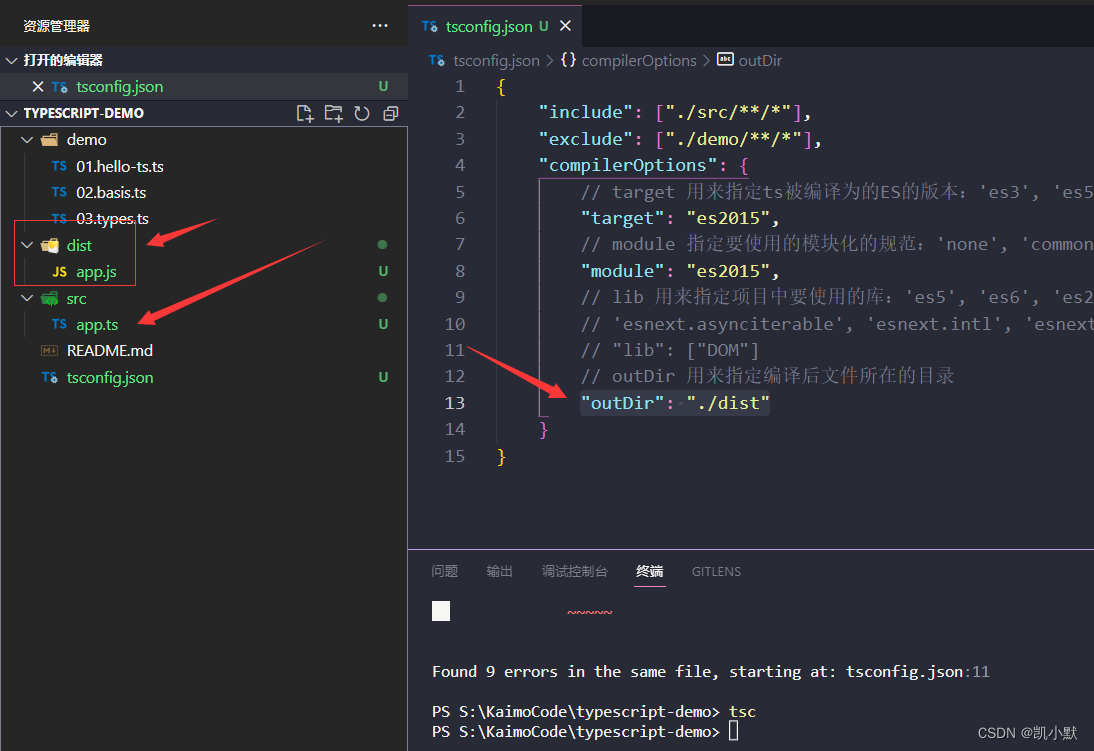 【typescript教程】 5:ts编译选项tsc 编译后的js 不是严格模式 Csdn博客