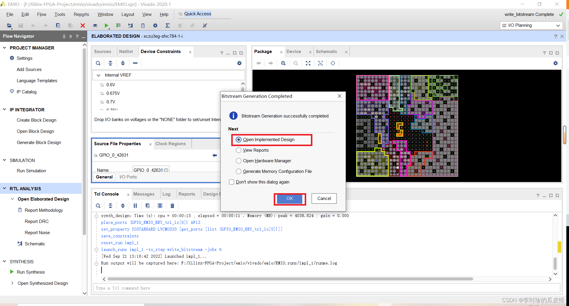 vivado配置EMIO（使用vivado配置XDC文件）_vivado versal adaptive soc勾选 ps gpio emio-CSDN博客